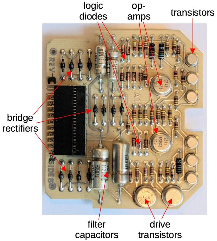 Ken Shirriff on Twitter: "The second board has three simple power supplies. It also has a ...