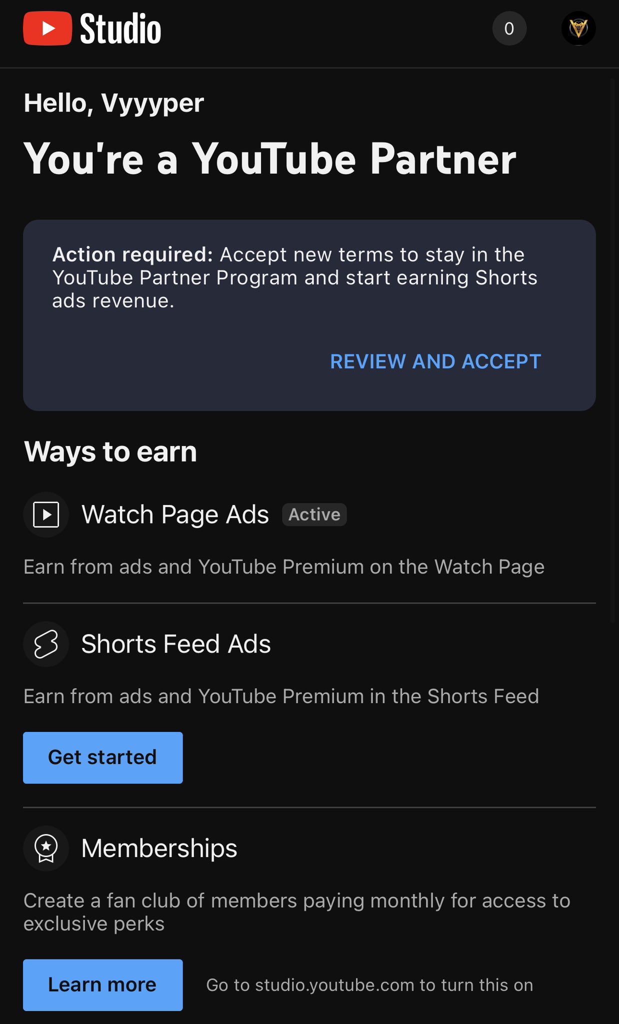 vidIQ on Twitter: "🚨🚨ALERT🚨🚨 Looks like YouTube is rolling out their updated terms and ...