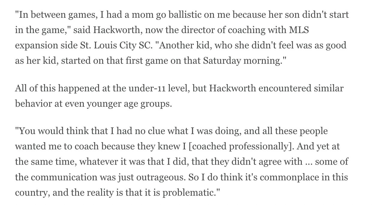 USMNT Only on Twitter: "John Hackworth, former 🇺🇸 U17 coach, on his experience coaching his son ...