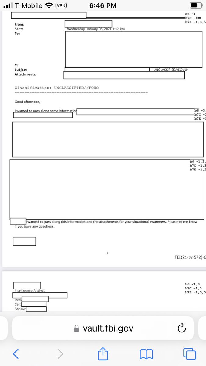 Another batch of J6 documents went up on the FBI foia vault. Will take ...