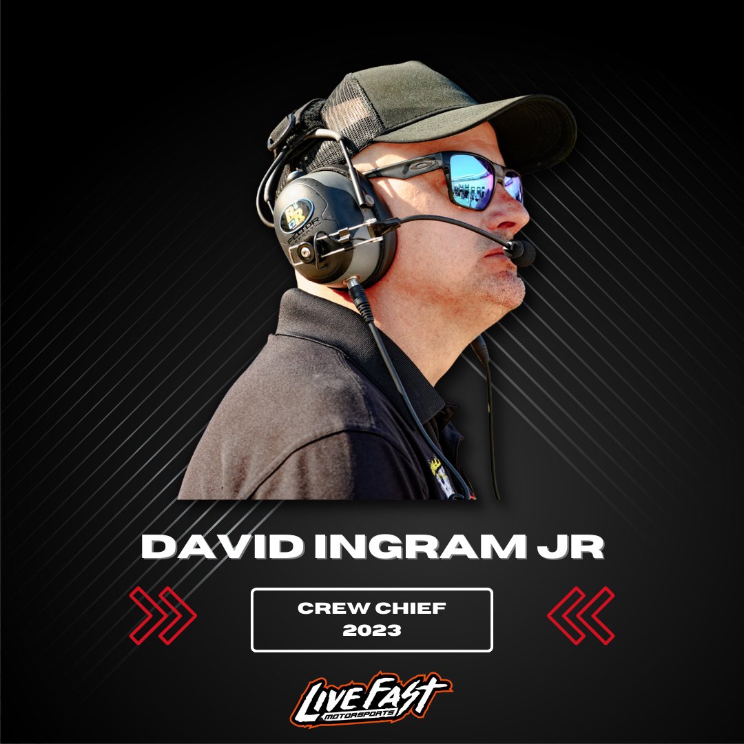 David Ingram, Jr. to crew chief #78 Live Fast Motorsports entry in 2023 : r/NASCAR