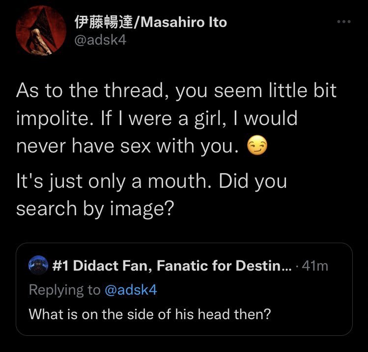 kinoposting on Twitter: "“The Art Director of Silent Hill, Masahiro Ito calling someone ...