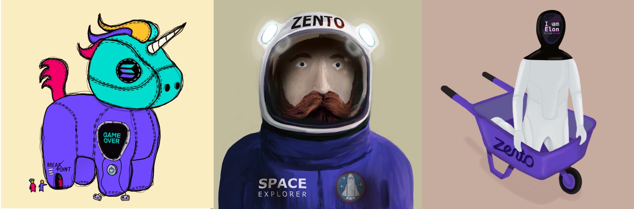 Zento - NFT Artist on Twitter: "Hello, I'm Zento 📢 I will be releasing 2 NFT projects in the ...