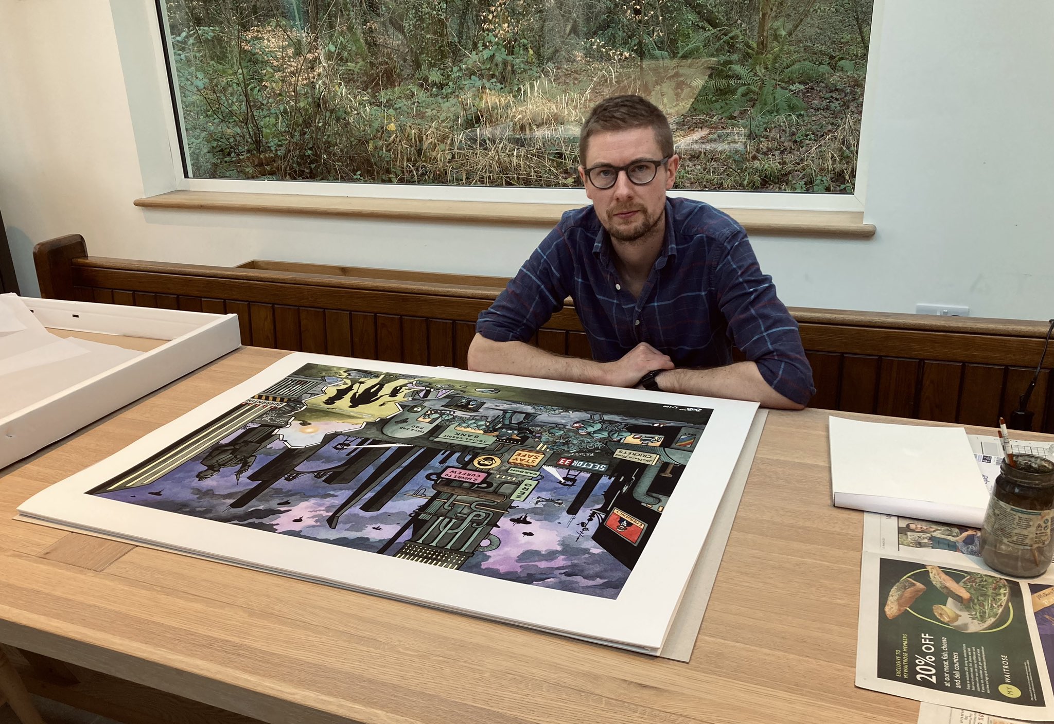 Bob Moran on Twitter: "Today I have been mainly signing limited edition prints. https://t.co ...