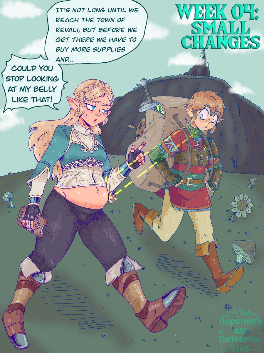 🔥🎃N o p e M o r e🎃🔥 OPEN COMISSIONS on Twitter: "Zelda's Journey: Week 04, Small Changes"