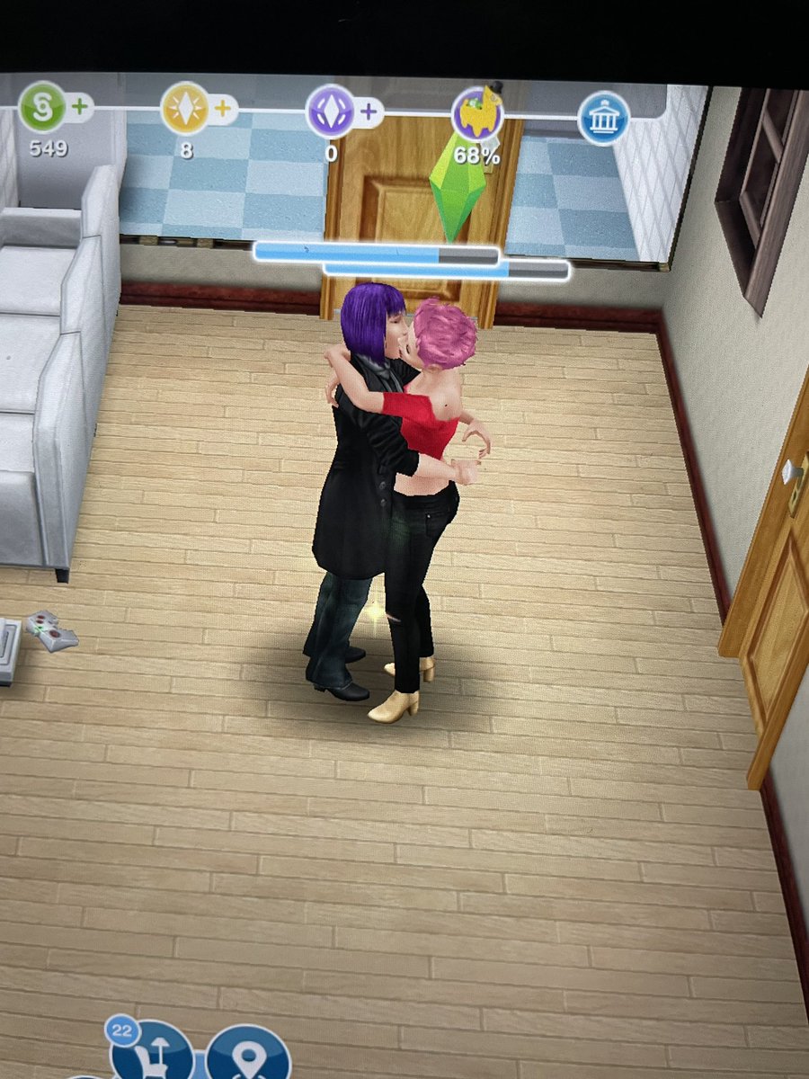 They Them On Twitter Rt Clairemax “honey I Made Our Sims Kiss