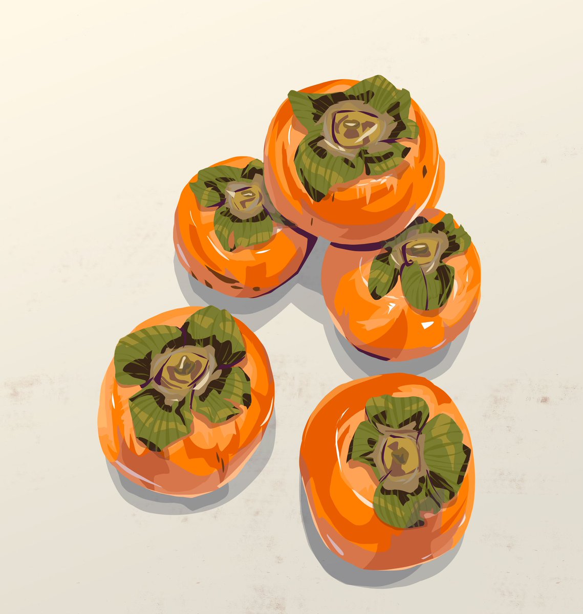 Ena Chen on Twitter: "A Persimmon study Trying to be more confident in the process and just ...