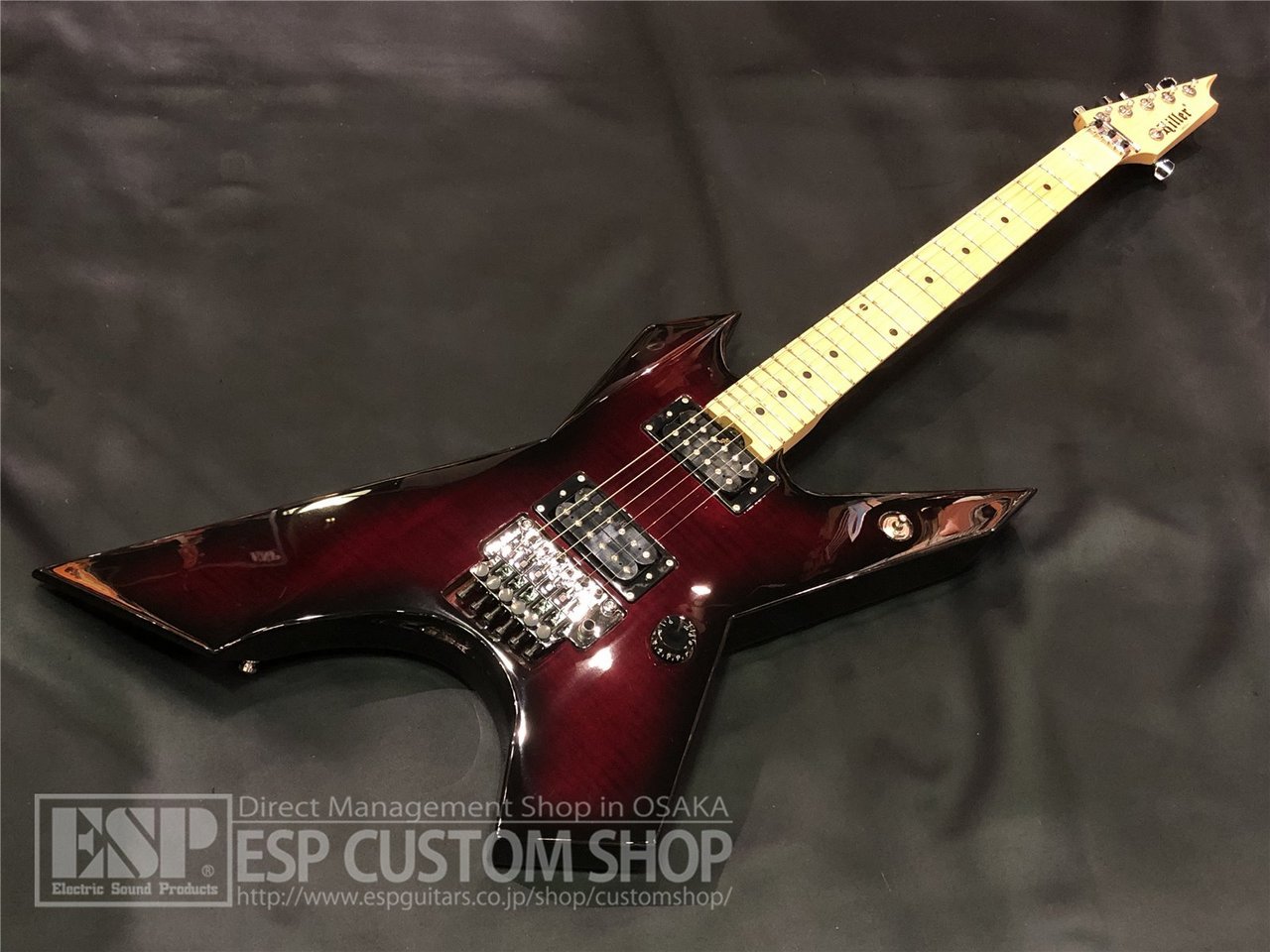ESPカスタムショップ (ESP大阪) on Twitter: "【商品情報！】#Killer KG-Exploder II Flame Top Wine Red Sunbust KG ...