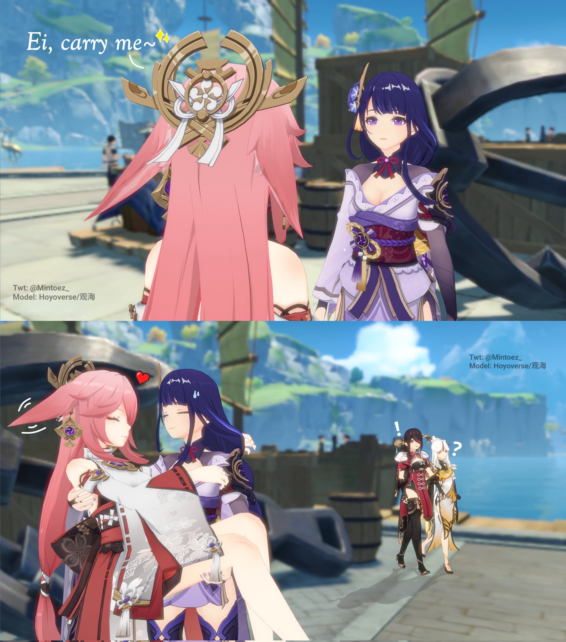 Minto on Twitter: "💪 ️ #原神 #eimiko #beiguang https://t.co/WjZs0LTNlX" / Twitter