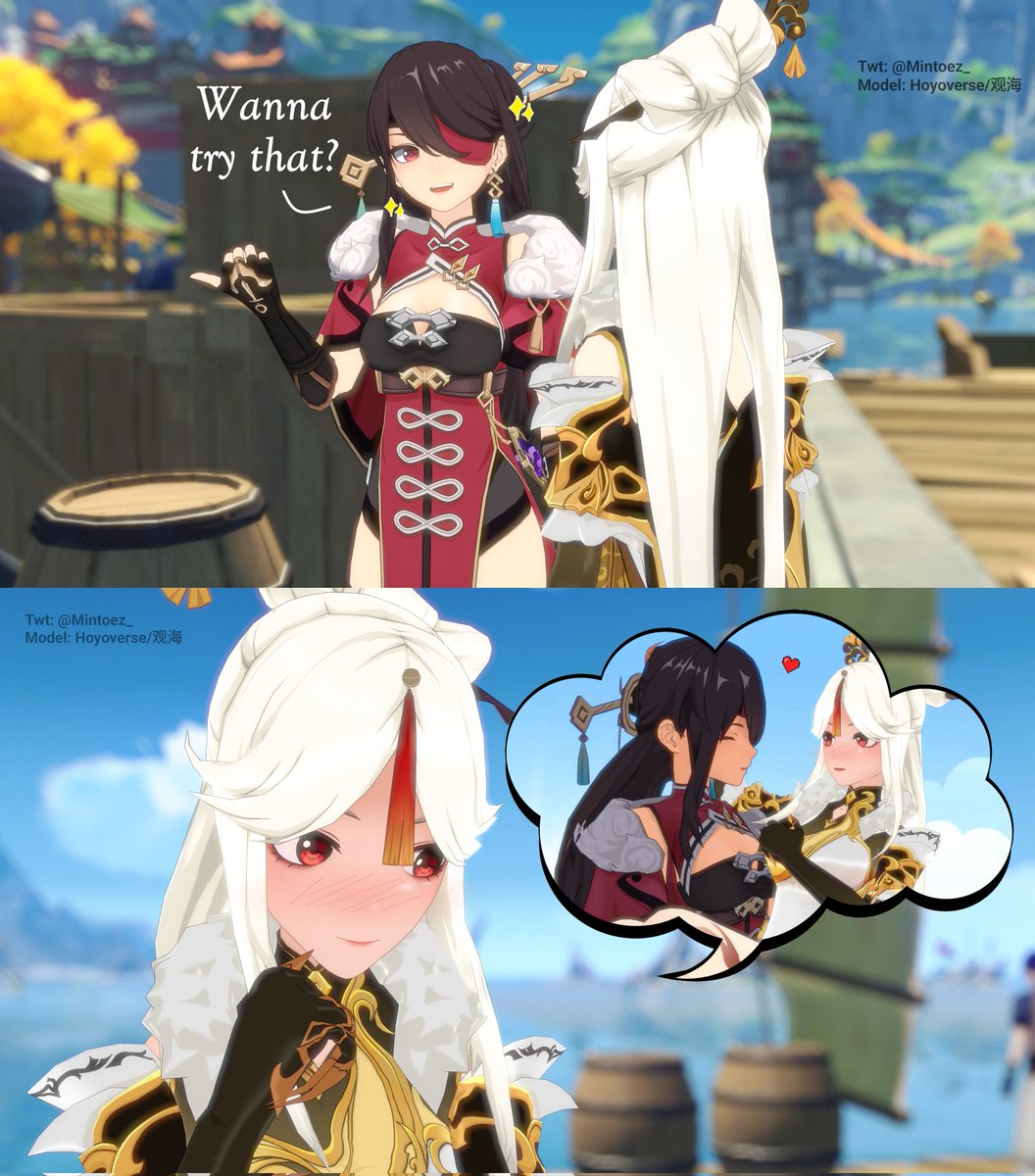 Minto on Twitter: "💪 ️ #原神 #eimiko #beiguang"