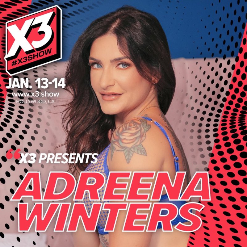 TW Pornstars - Adreena Winters. Twitter. Come meet me in Hollywood at @x3expo Friday, January 13 ...
