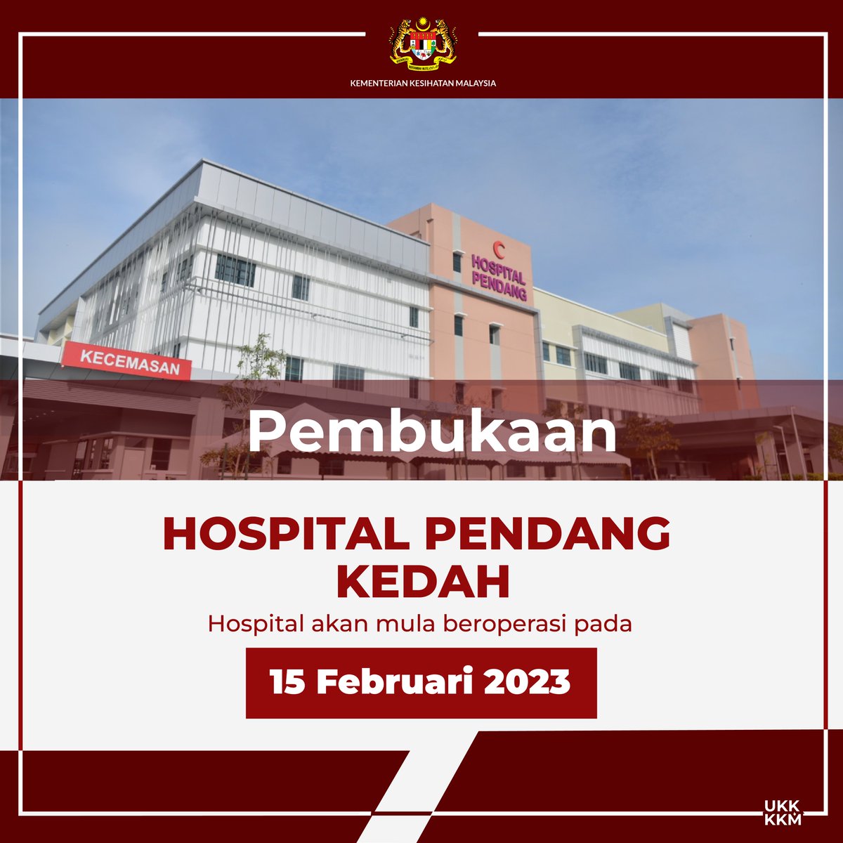 Berita gembira kepada seluruh penduduk Pendang, Kementerian Kesihatan ...