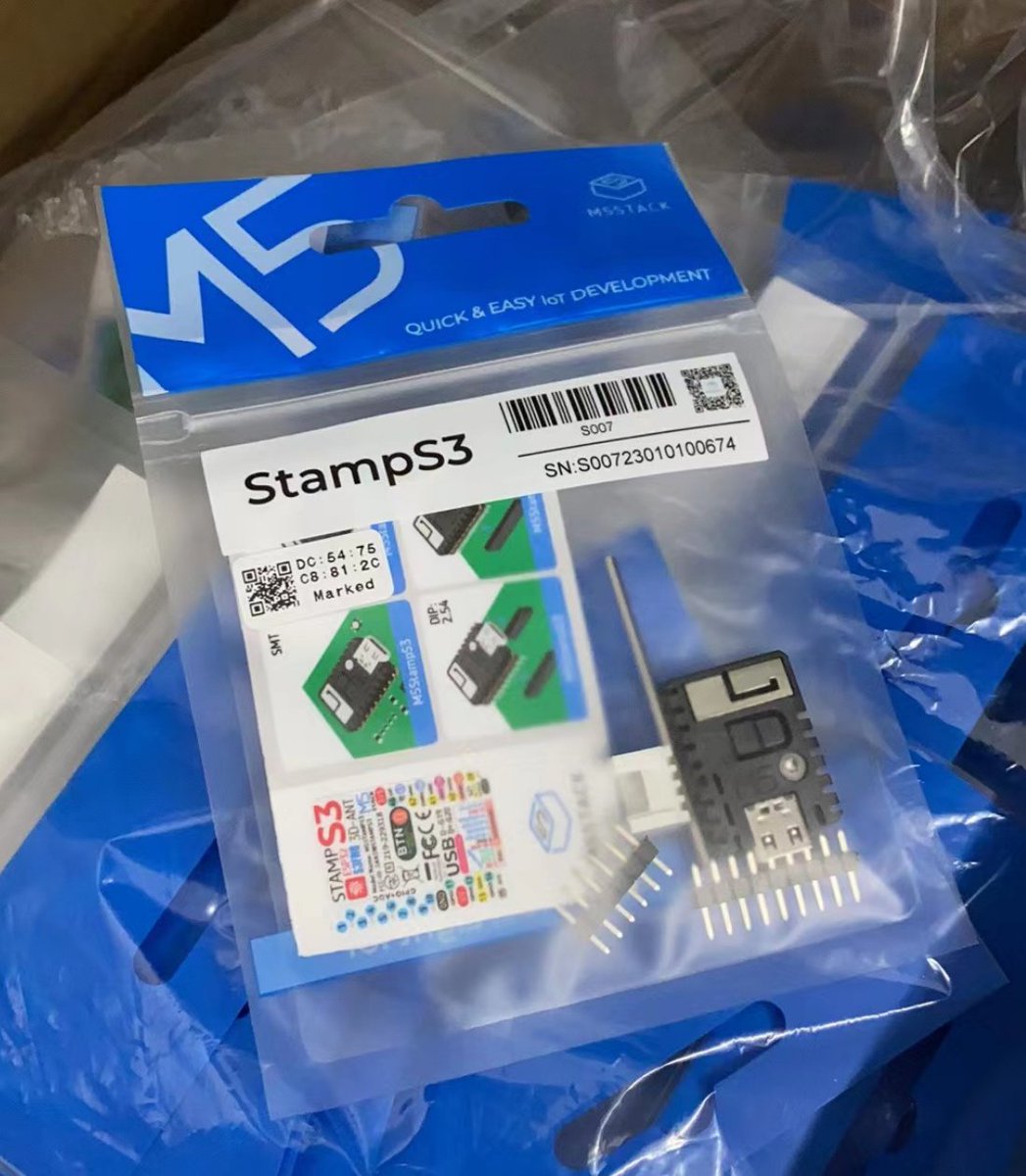 M5Stack on Twitter: "AtomS3Lite and StampS3 are ready to ship Japan."