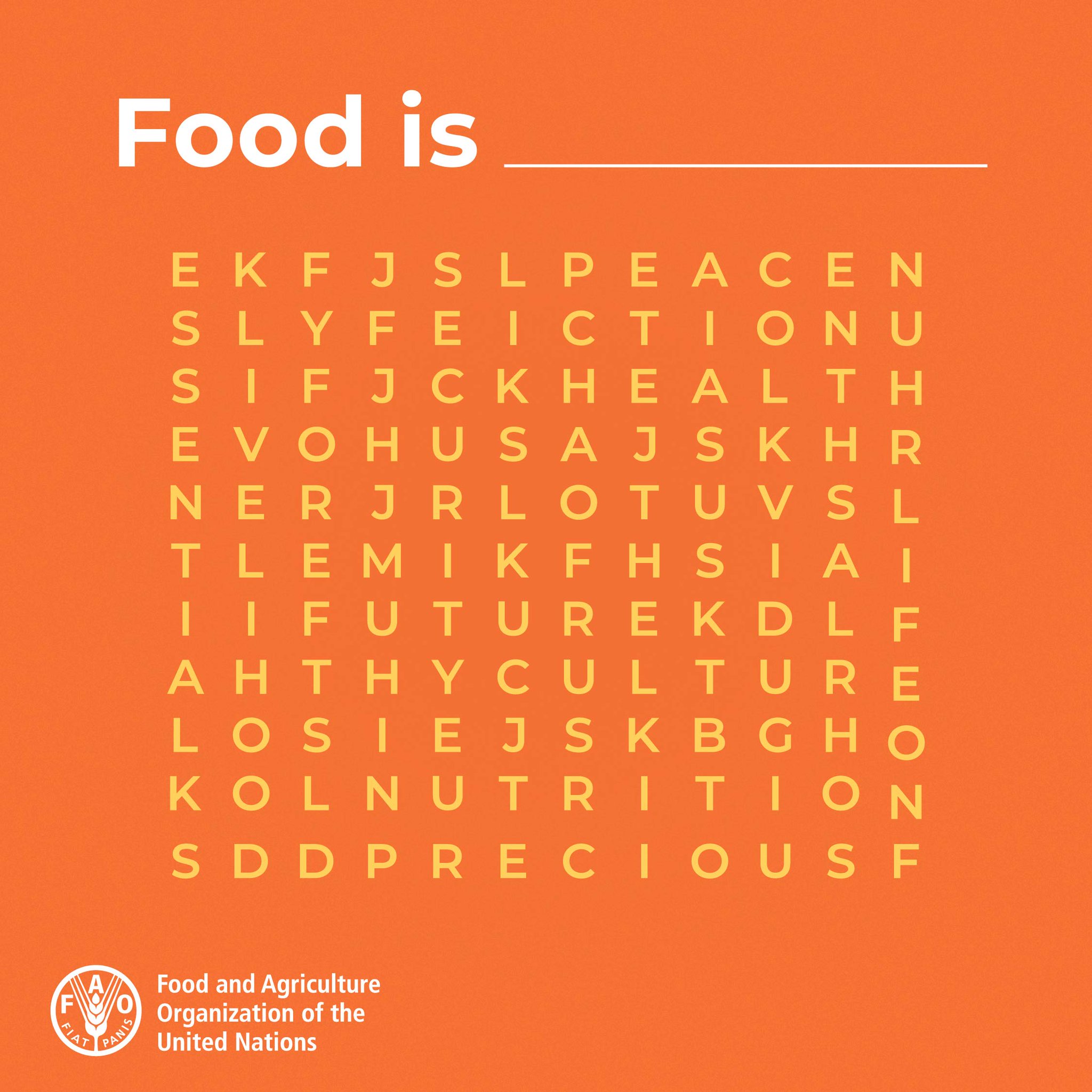 Food and Agriculture Organization on Twitter: "Food connects us all. It ...