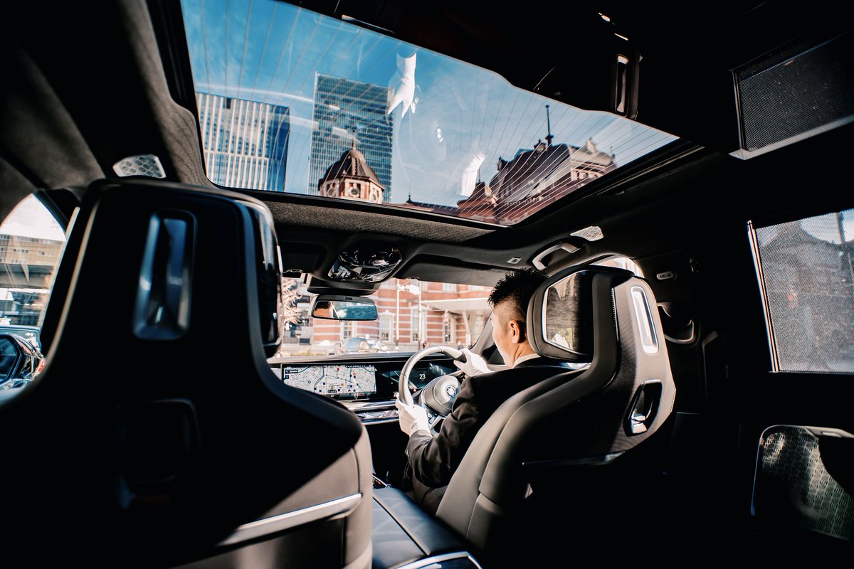 herotrblog on Twitter: "RT @MKofficial_PR: 京都MKと東京MKで導入しているBMWの電気自動車「BMW i7」の写真が届きました！こちらの車両は貸切 ...