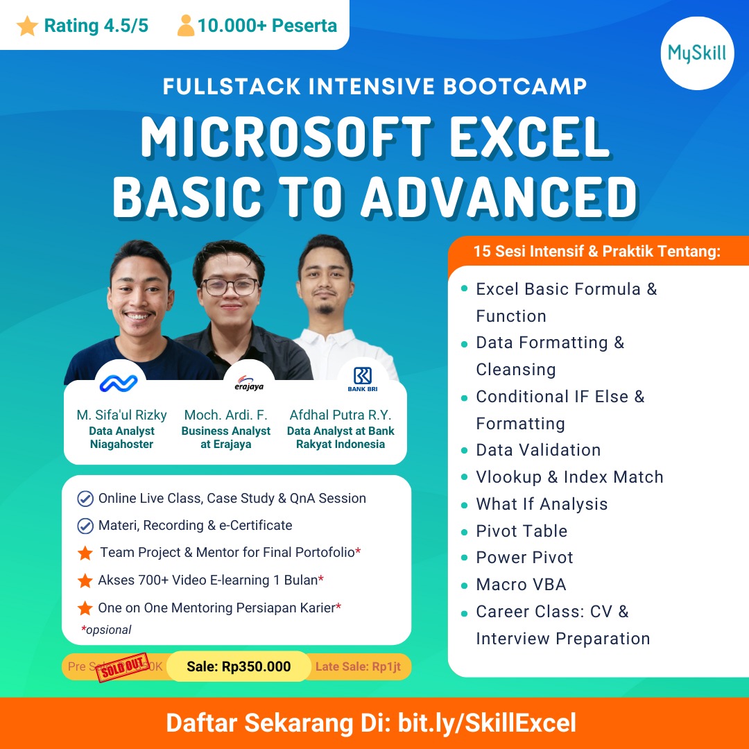 Moch Ardi Firmansyah | Excel Trainer on Twitter: "Selama pake Excel, kendala yg sering aku ...