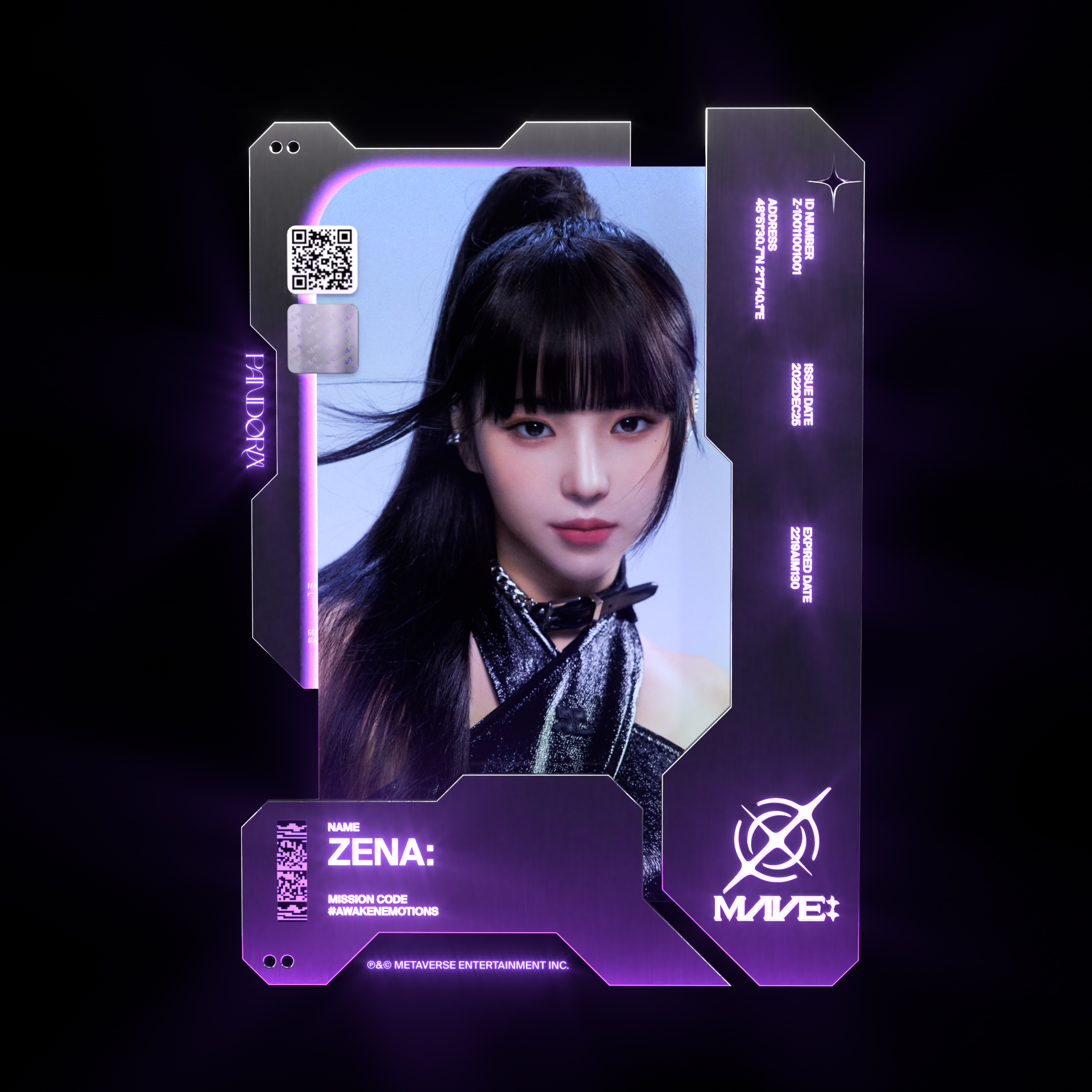 MAVE: (메이브) on Twitter: "MAVE: THE 1st SINGLE ALBUM [PANDORA'S BOX] CONCEPT CARD ID ver. - ZENA ...