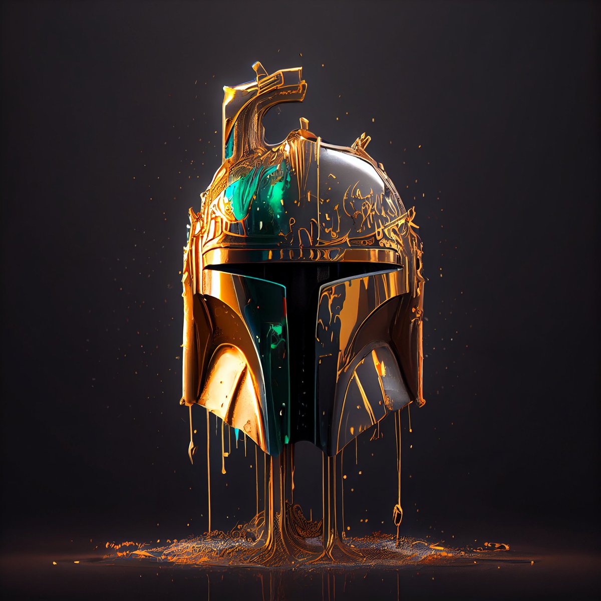 ⚱️ Star Wars Fans! This is for you, dripping gold helmets 👀 I can see ...
