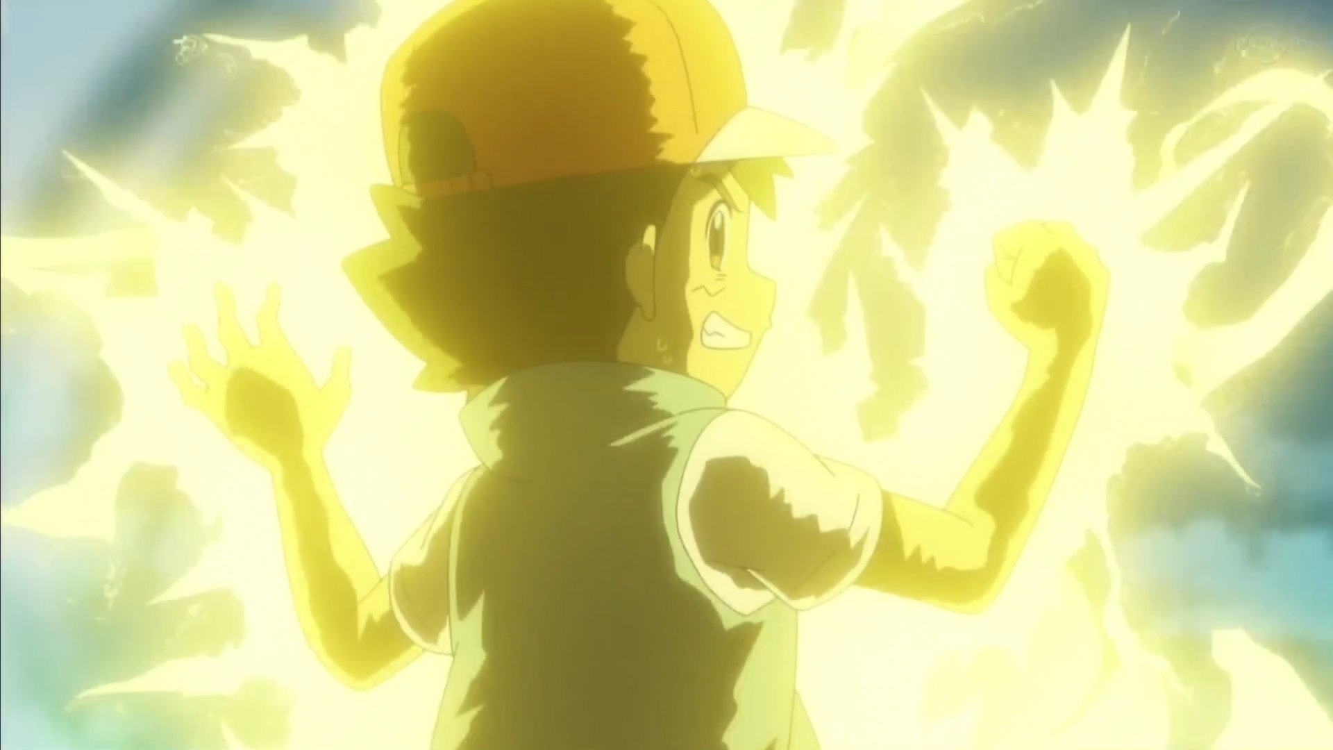 Pokemon Pikachu Thunderbolt Ash