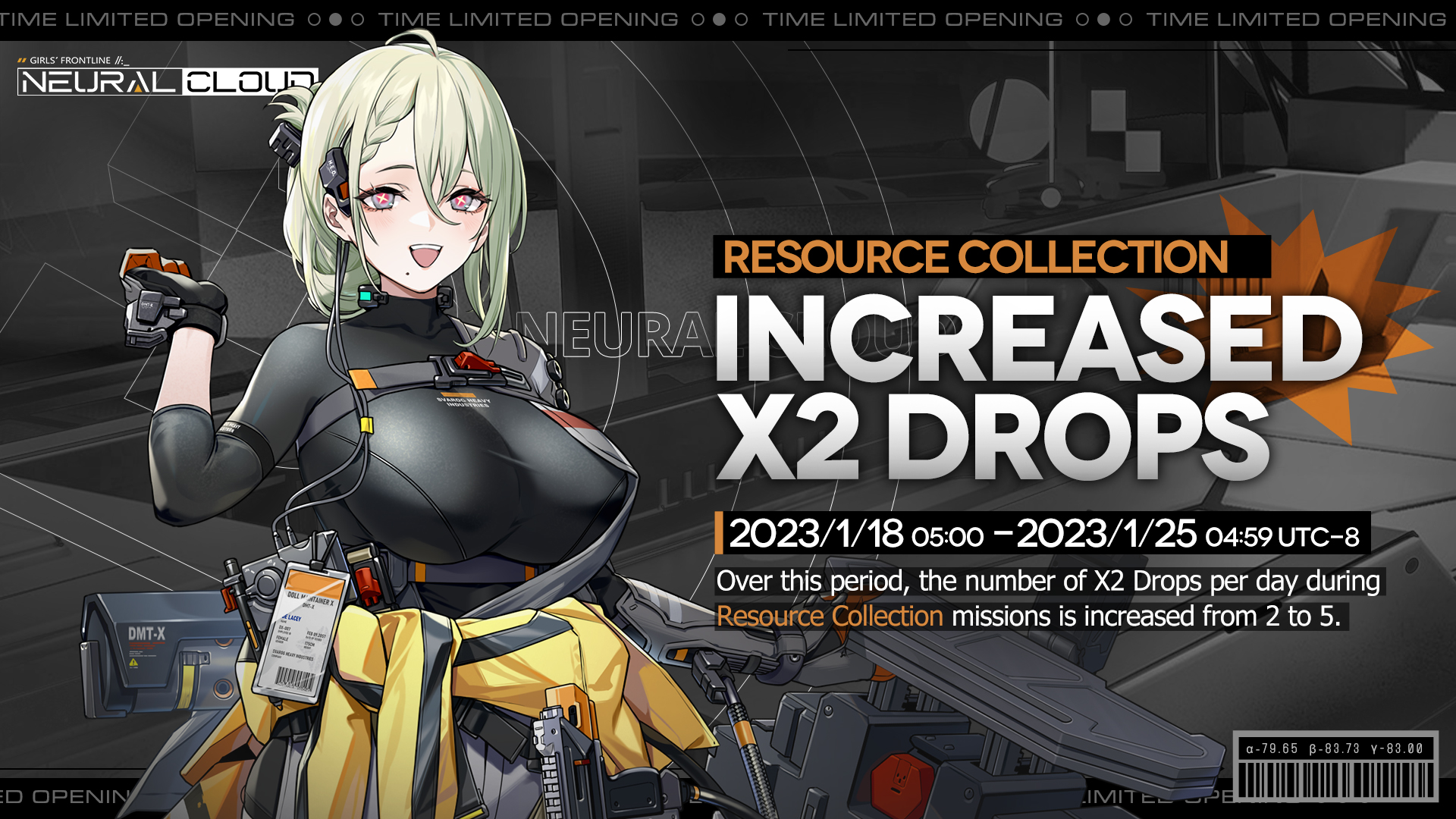 Neural Cloud-EN Official on Twitter: "Dear professor, Increased x2 Drops for Resource Collection ...