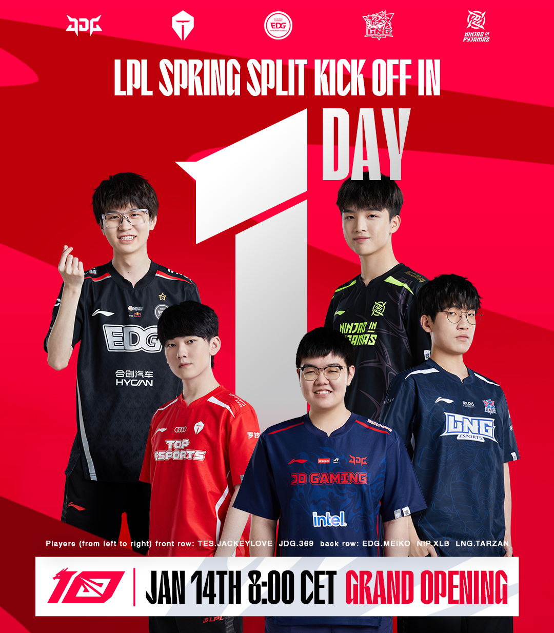LPL on Twitter: "One more to go! Join the #LPL Grand Opening, tomorrow at 8:00 CET 🕗 https://t ...