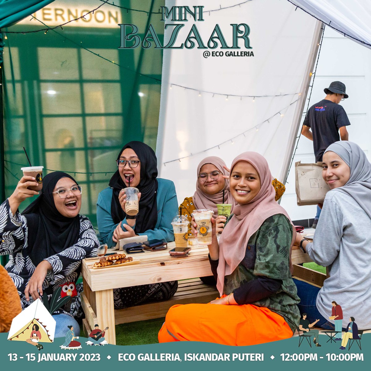Visit Johor🏄🏻‍♂️ on Twitter: "[ Mini Bazaar @ Eco Galleria, Iskandar Puteri ] 🗓 13 Januari 2023 ...