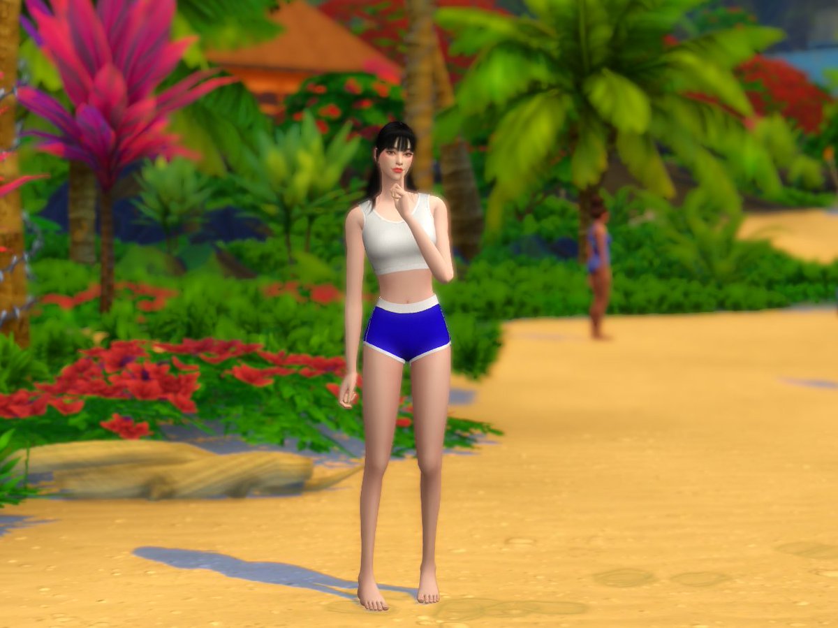 Simna Sims 🇰🇷 on Twitter: "Update - Daisy Knit Swimsuit Download (Patreon EA) https://patreon ...