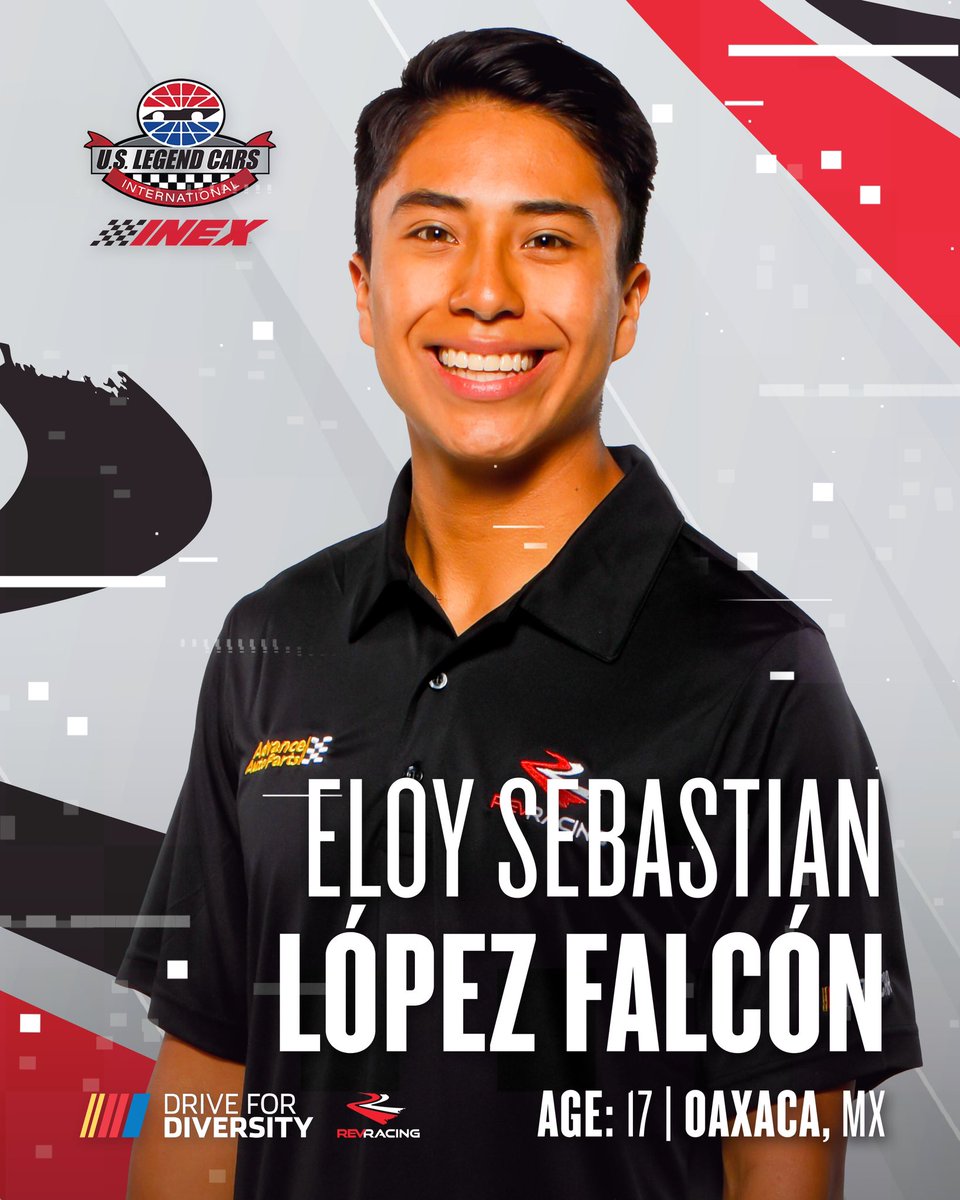 NASCAR on Twitter: "From Oaxaca, Mexico, introducing Eloy Sebastian López Falcón! #NASCARD4D"