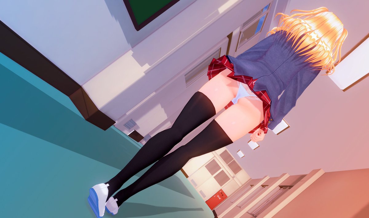 抹茶 on Twitter: "お題「学校」 🙏 👌👀 #cm3d版深夜の真剣エディット60分一本勝負 #COM3D2"