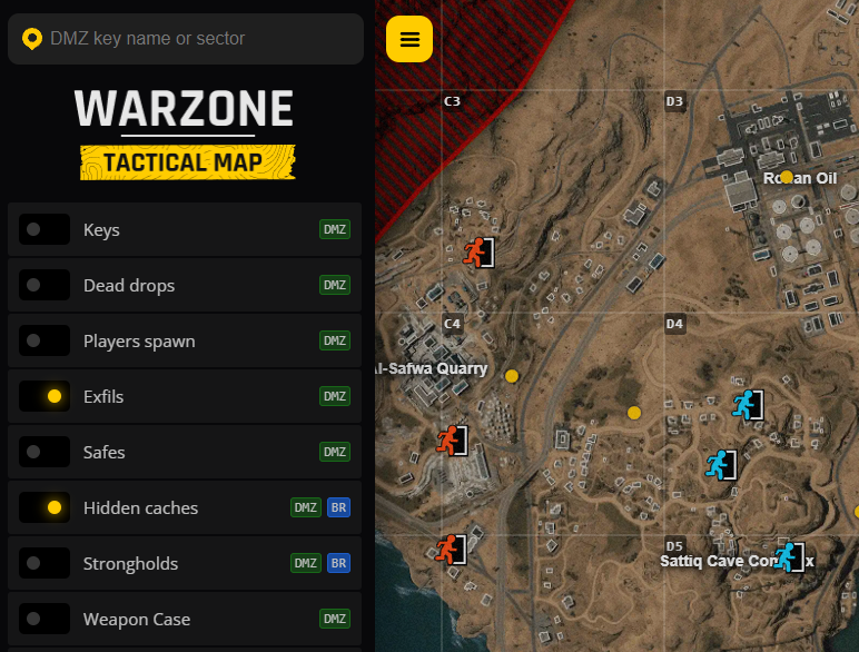 Dmz And Warzone Interactive Tactical Map On Twitter New Ui For