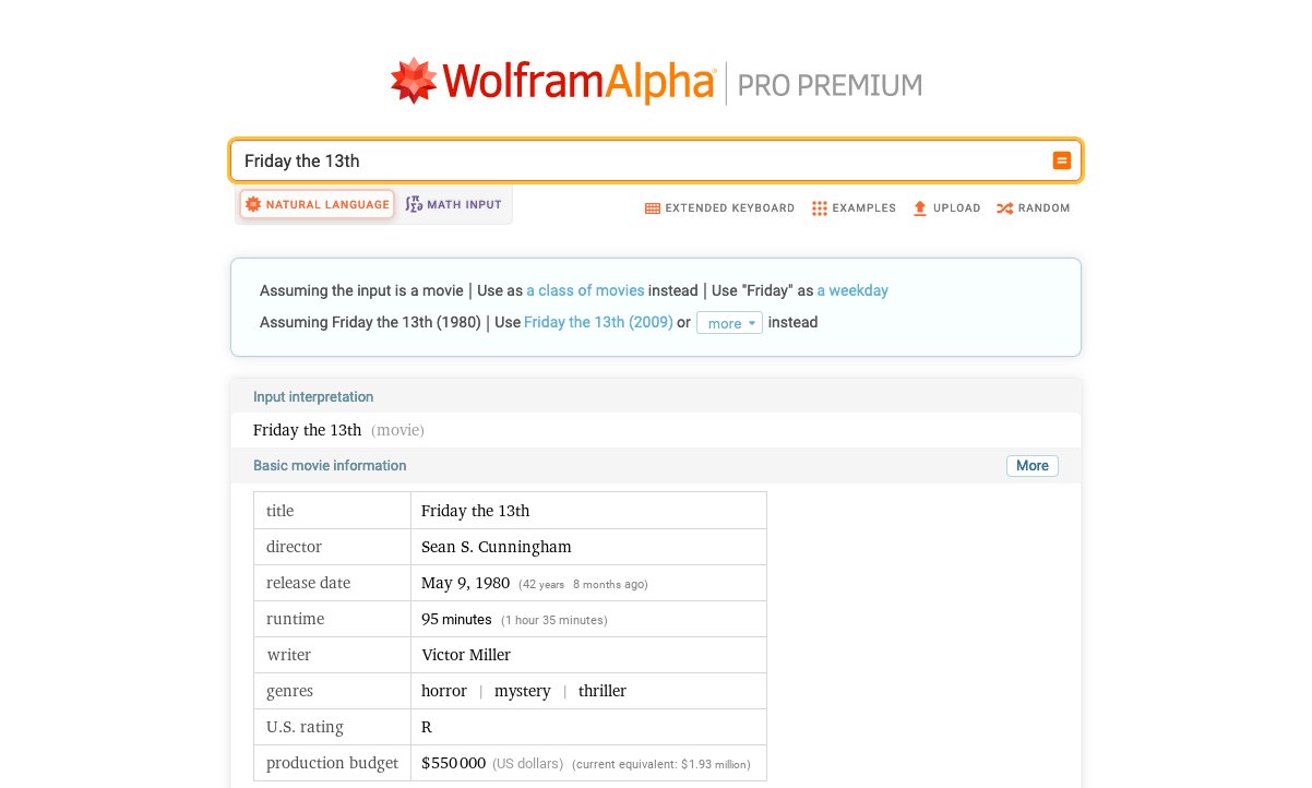 Wolfram|Alpha (@Wolfram_Alpha) / Twitter
