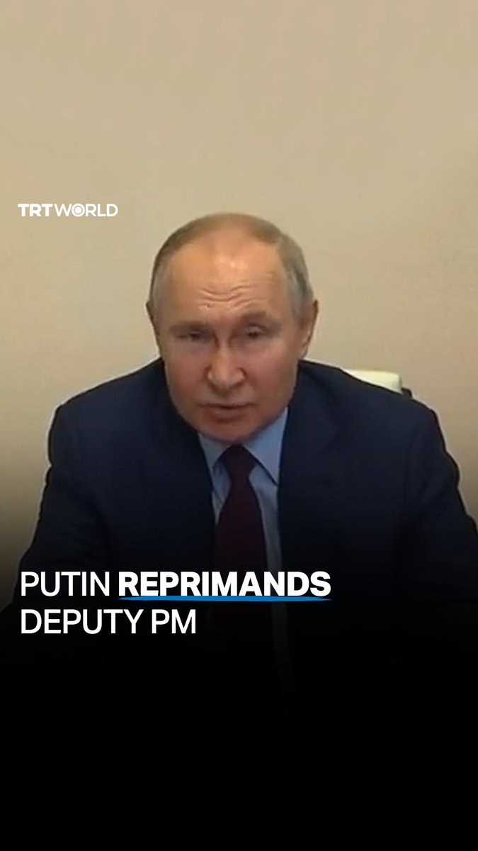 TRT World on Twitter: "“Why are you fooling around?” Russia’s President Putin publicly asked ...