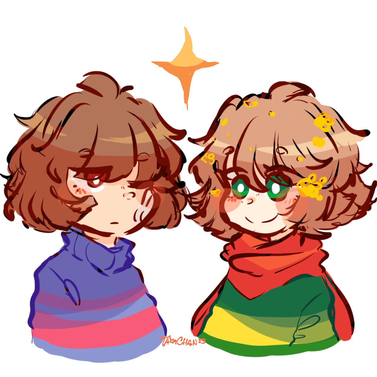 Frisk X Chara Love 9 Chara X Frisk Ideas | Chara, Undertale Cute,