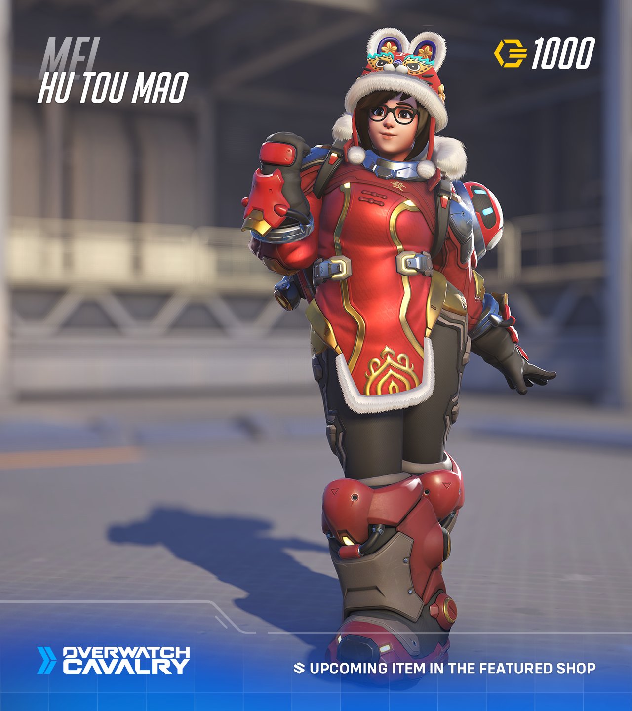 Overwatch Cavalry 🇬🇧 on Twitter: "Hu Tou Mao Mei is another unreleased skin, likely releasing in ...