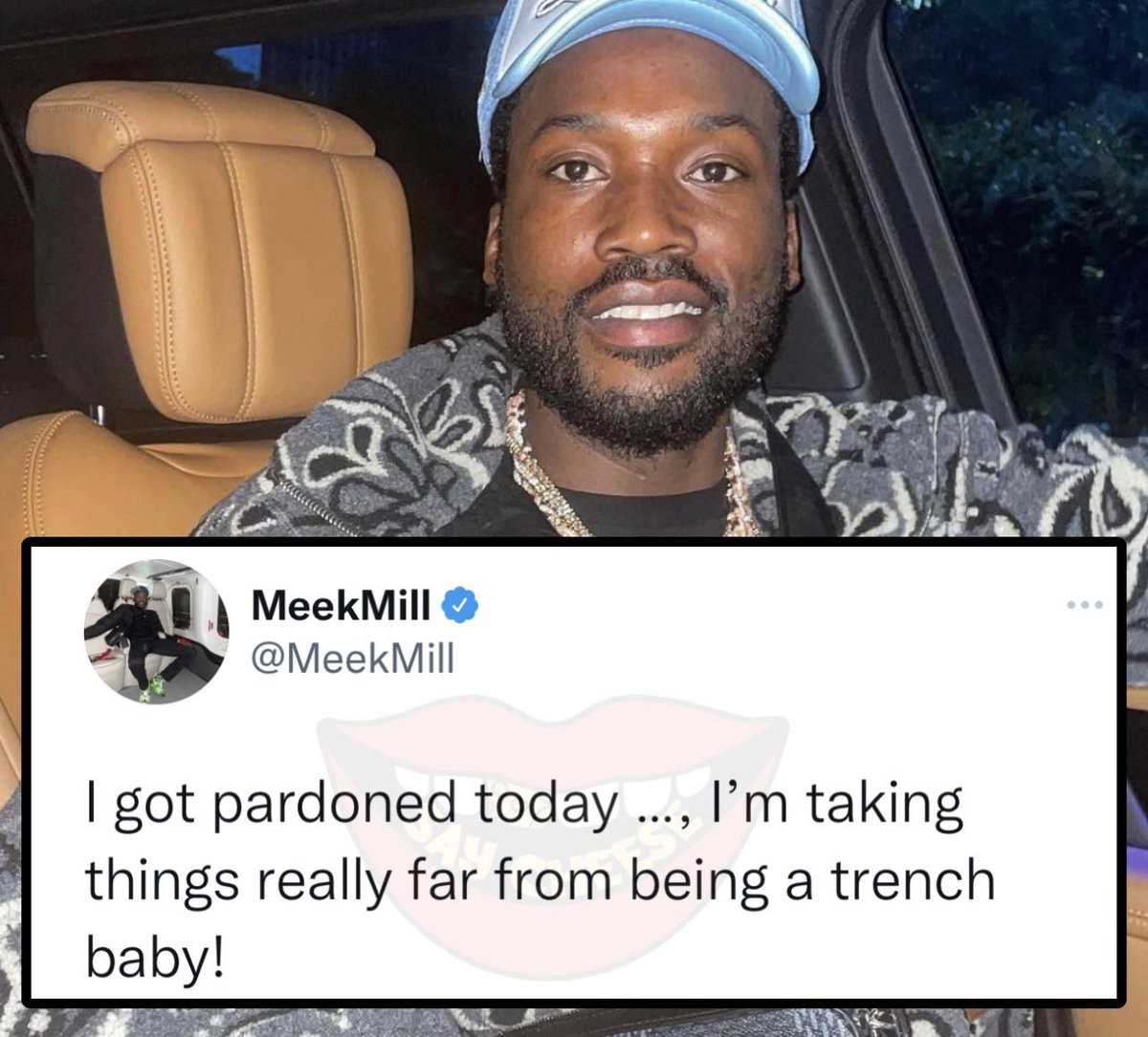 SAY CHEESE! 👄🧀 on Twitter: "Meek Mill pardoned by Pennsylvania governor"