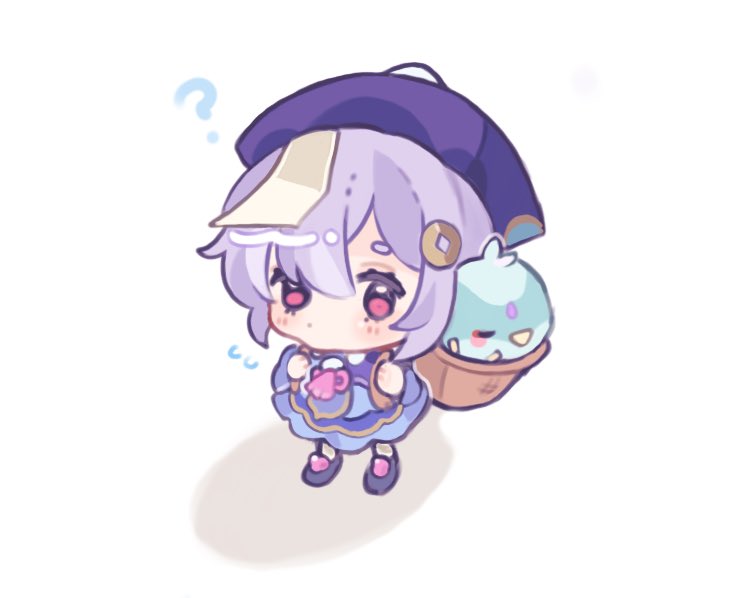 dea 🐇 on Twitter: "What did little qiqi find while she was out ? 🐣 #Genshinlmpact #原神 #xiao # ...