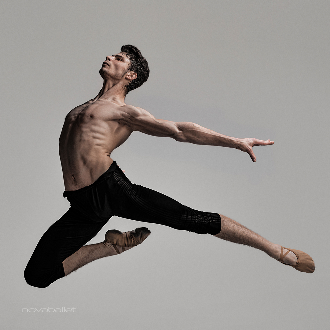 Male Ballet Dancer Leaping