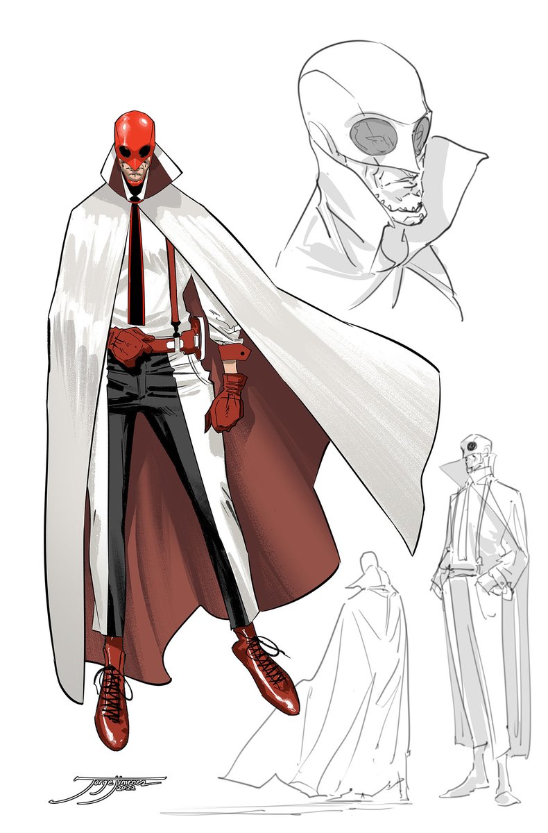 Jorge Jiménez on Twitter: "BATMAN #134 Cover! And here my design of the new character Red Mask ...