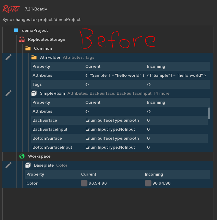 boatbomber on Twitter: "I improved Rojo's diffing! Thanks to my diff visualizer, I noticed Rojo ...