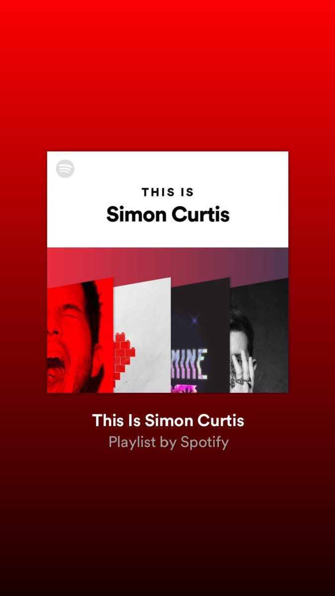 Simon Curtis on Twitter: "Spotify made a This Is Simon Curtis playlist and I’m freaking out a ...
