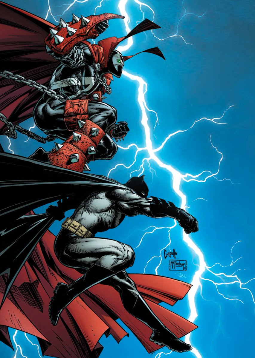 Daily Spawn Archive on Twitter: "The cover for Batman/Spawn: The Deluxe Edition (2023). Art by ...