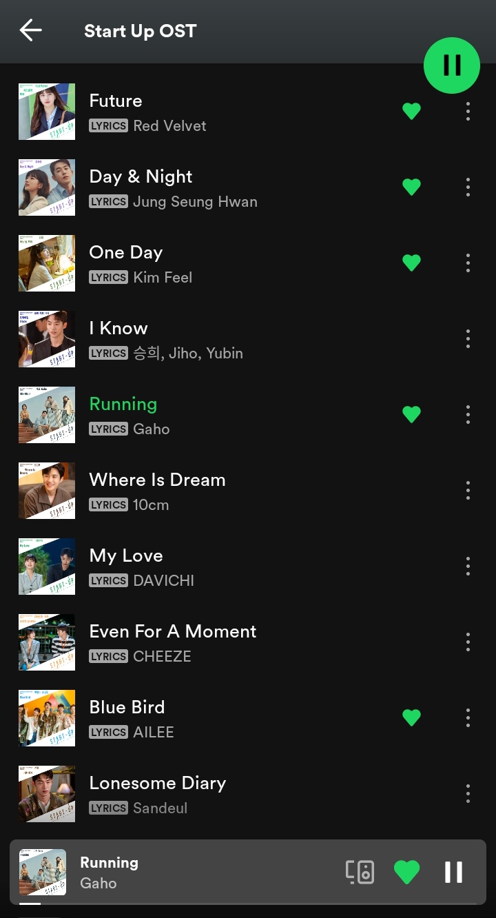 K-Drama Menfess on Twitter: "•kdm• drama yg menurut kalian ost nya enak semua sender : start up ...