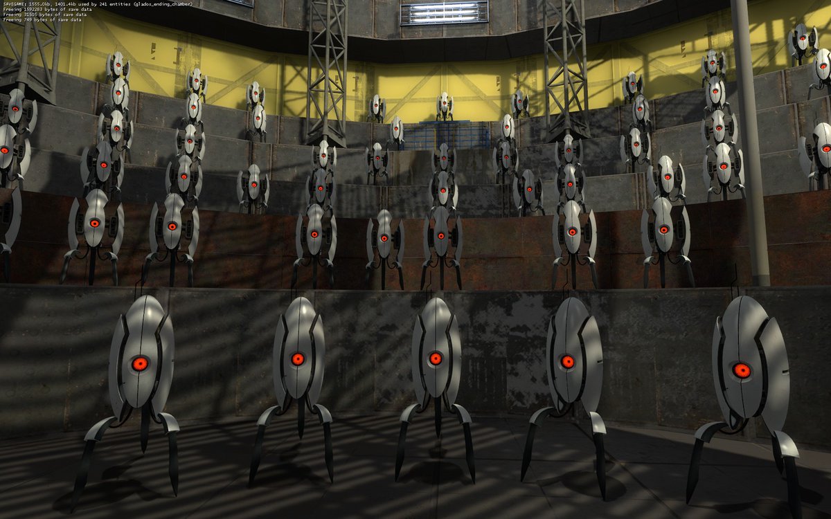 Valve Archive on Twitter: "Portal/Portal 2/Screenshots/glados_ending_chamber0000.jpg Found in ...