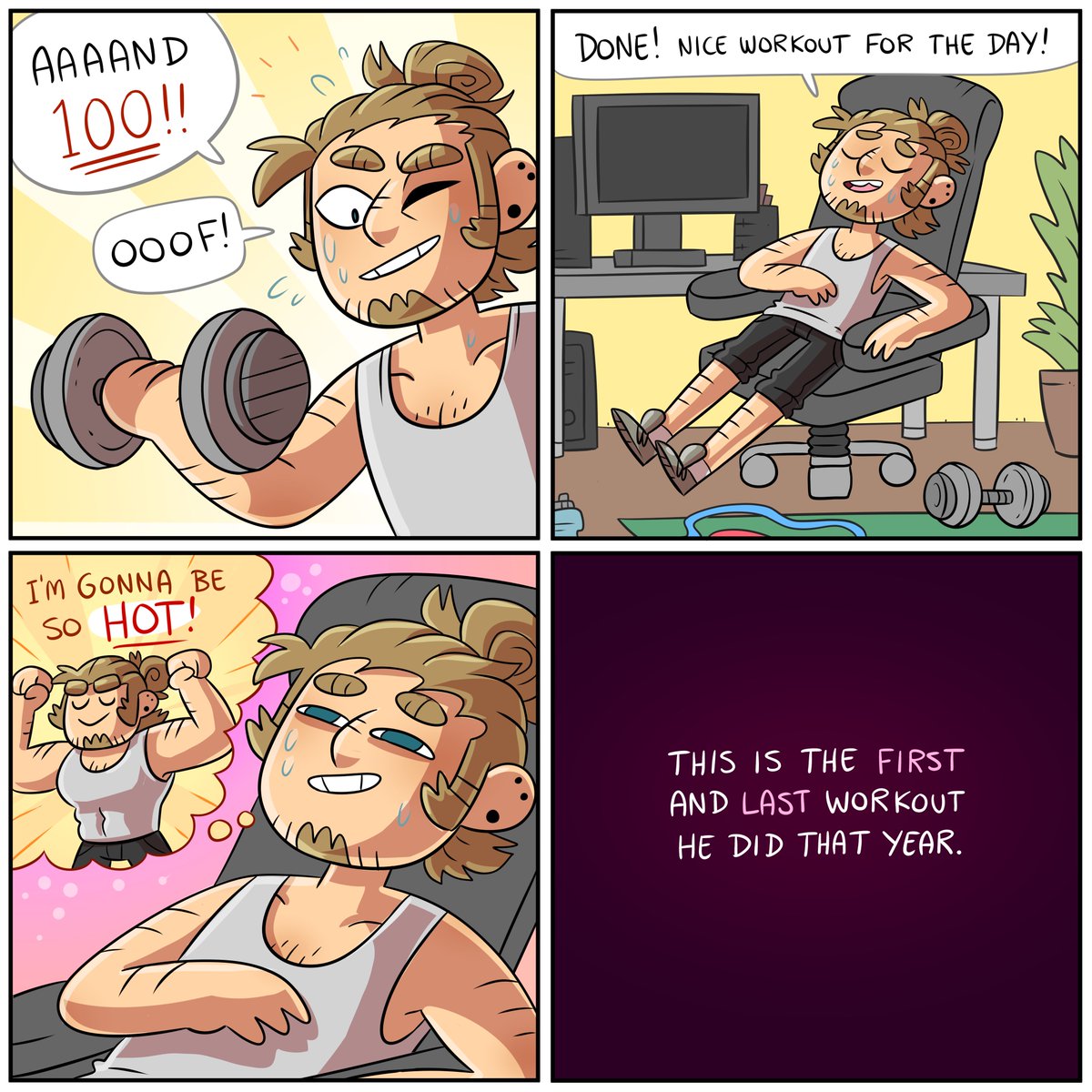 「The Workout Trilogy (it didn't work out) (1/3) 」ZeTrystan 🐋の漫画