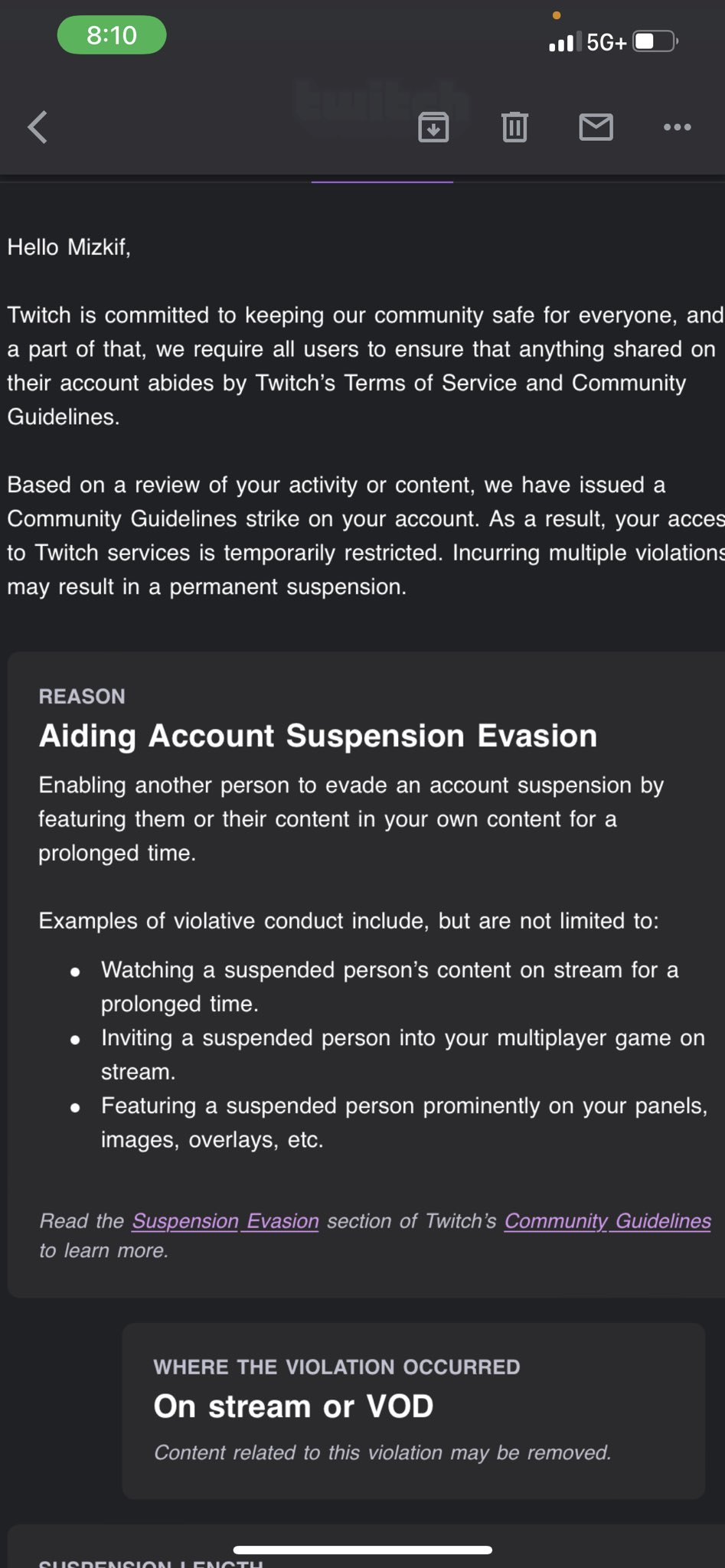 Mizkif on Twitter: "@StreamerBans https://t.co/jpkltxiXyC" / Twitter