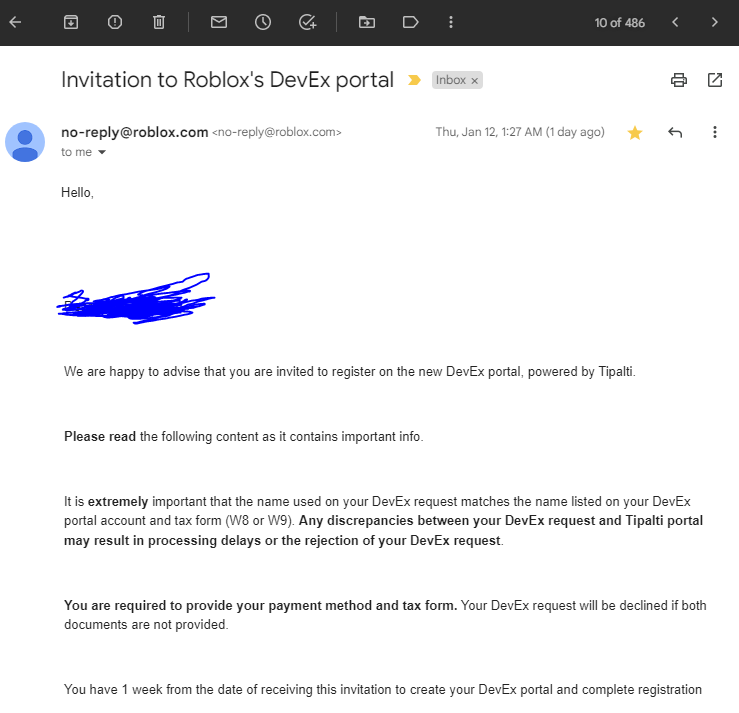 Elite on Twitter: "#RobloxDev This is my first time devexing. It says I got rejected because my ...