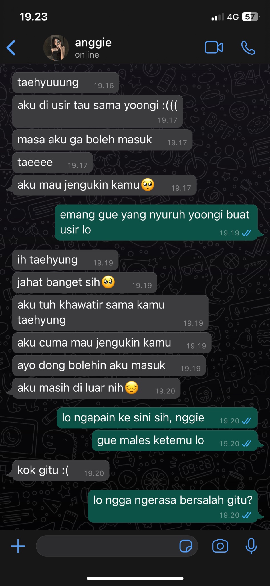 Aca on Twitter: "153 — masih ada aku https://t.co/J1JnIMZeZB" / Twitter