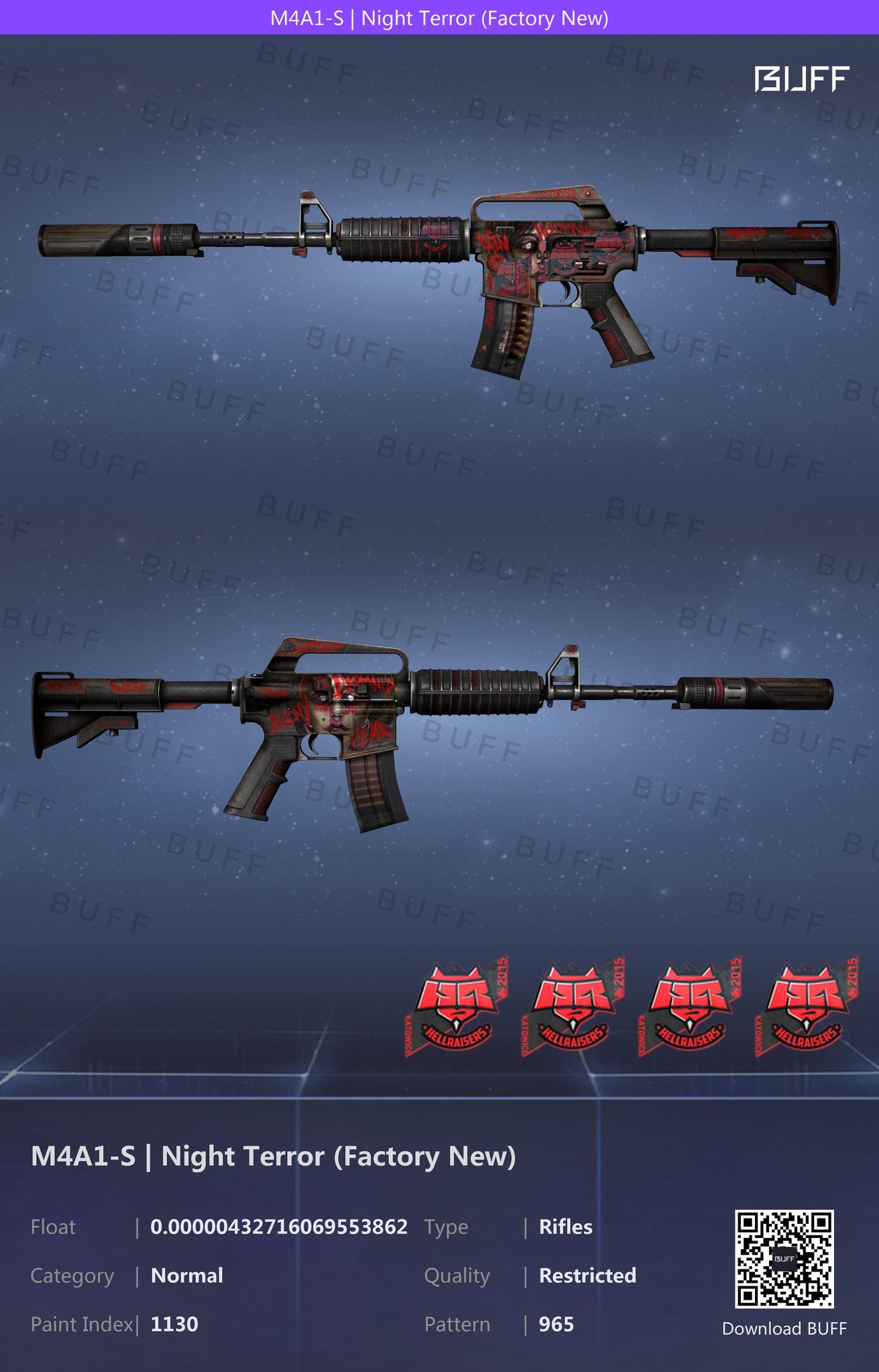M4a1 S Night Terror M4A1 S | Night Terror | Factory New