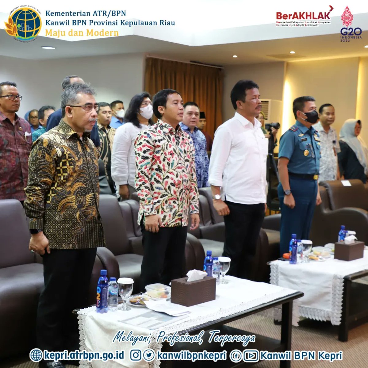 Kanwil BPN Kepri on Twitter: "Kegiatan kunjungan kerja Wakil Menteri ATR/Wakil Kepala BPN, Raja ...