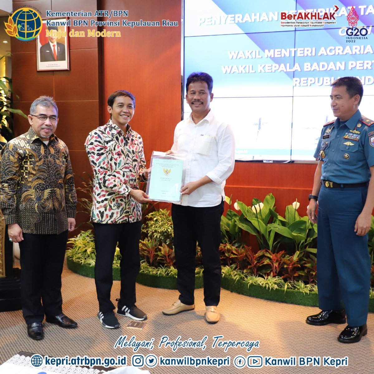 Kanwil BPN Kepri on Twitter: Kanwil BPN Kepri on Twitter: